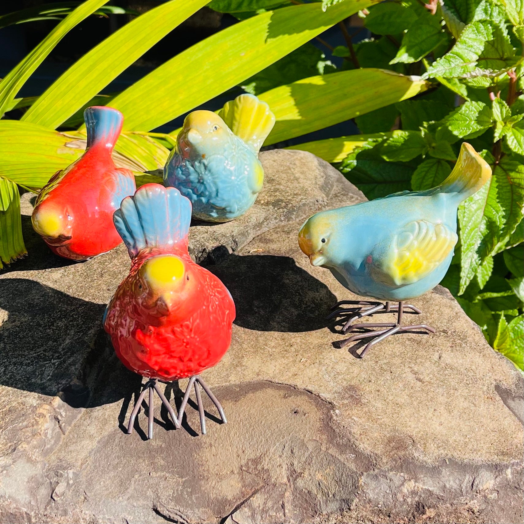 Ceramic Birds – Mari's Gardens
